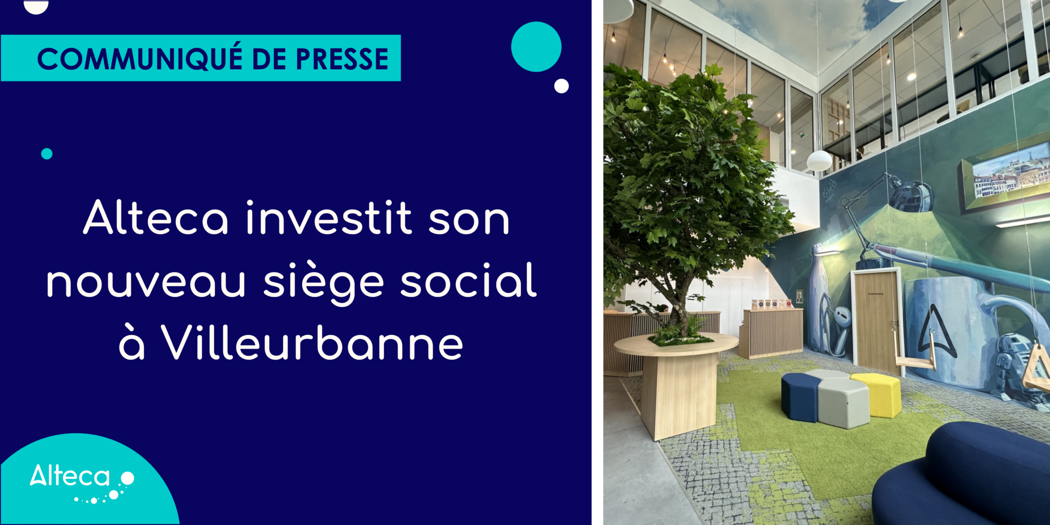 Alteca investit son nouveau siège social à Villeurbanne